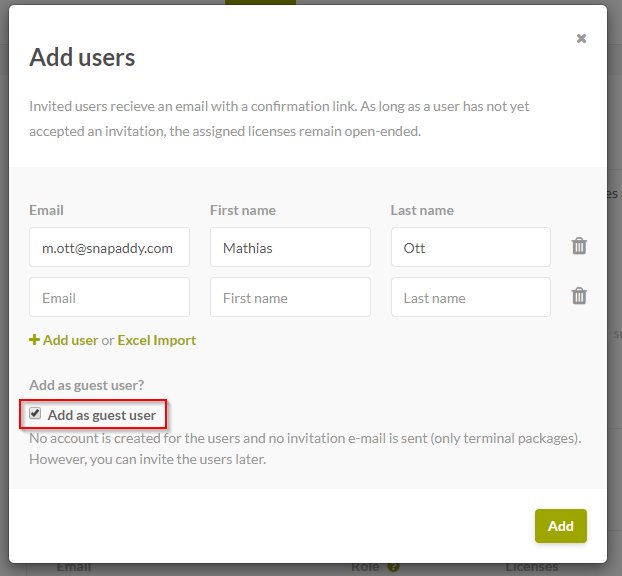 How can I create guests? How can I create guests?